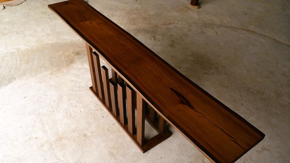 Tall Rosewood Console Table by Power Woodwork | Wescover Tables