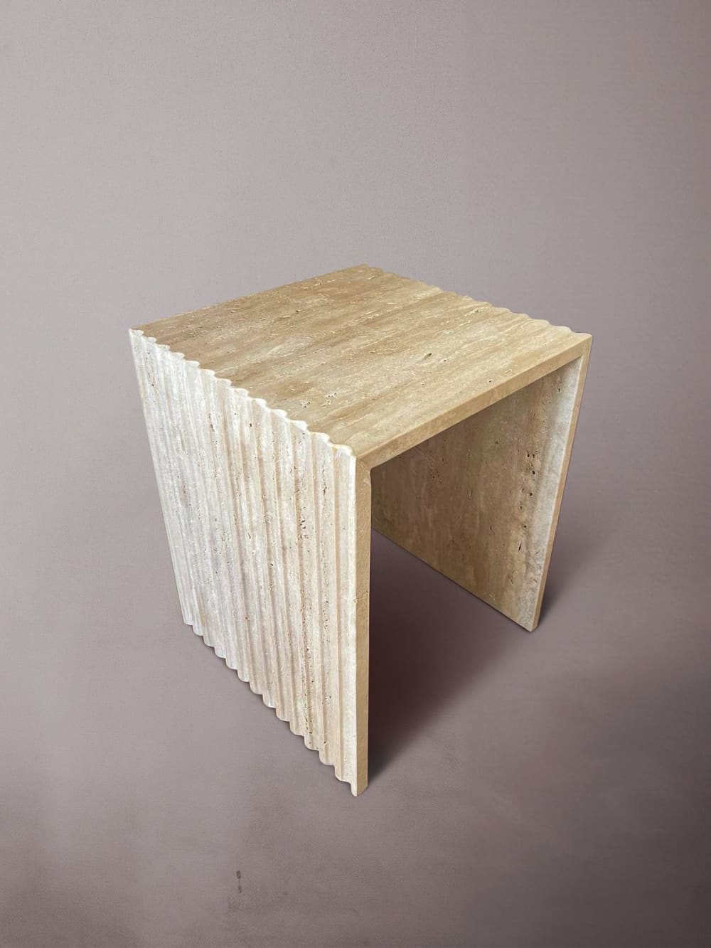Travertine Nightstand. Travertine Bedside Table. Unique by HamamDecor ...