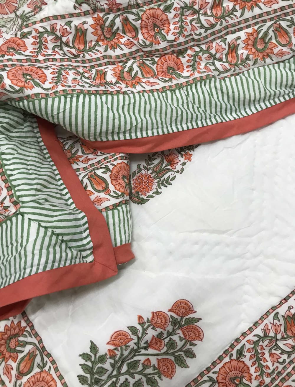 Chester Block Printed handcrafted Quilts_ Artisanal Made by Humanity ...