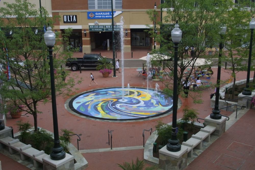 "Spring Creek" Interactive Fountain by Deirdre Saunder at Silver Spring ...