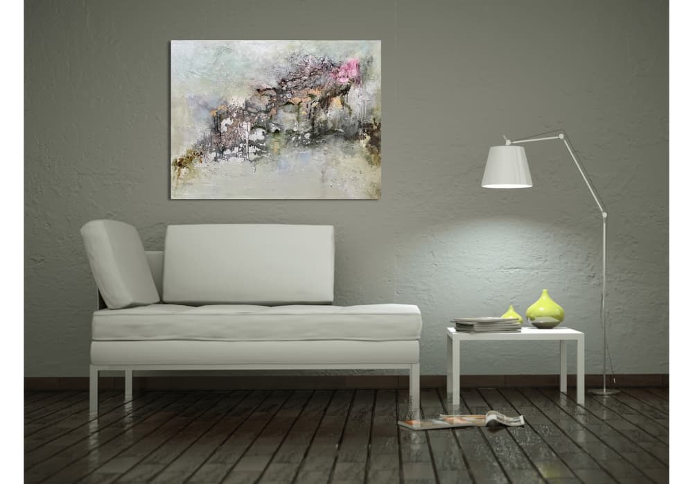 Inks and acrylic fine art, abstract landscape by The Mink Gallery ...