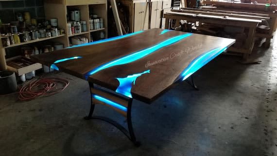 Epoxy Dining Table, Epoxy Resin Table, Epoxy Wood Table by Innovative ...