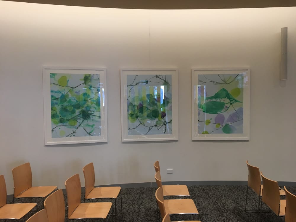 wooded hollow series by Wendy Grace at Rose Chapel, Macquarie Park ...