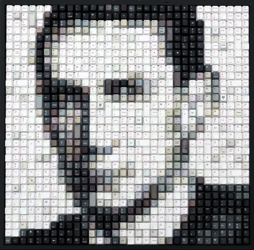 Kilobyte - Claude Shannon by Erik Jensen Art | Wescover Mixed Media