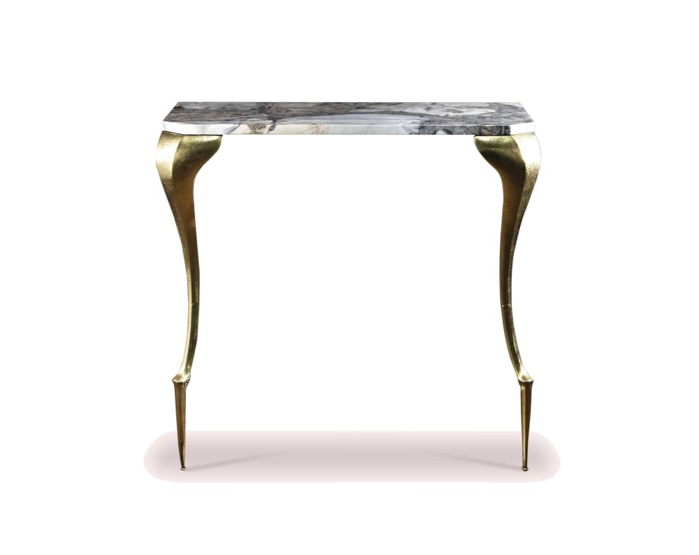 Lychorinda Cast Bronze & Marble Console Table by Costantini by ...