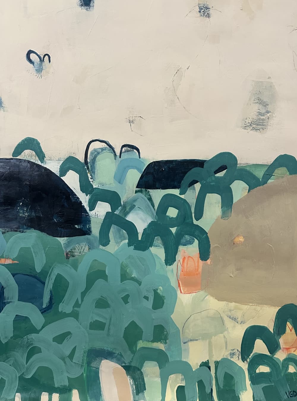 That bright open place on high ground by Vikki Drummond | Wescover ...