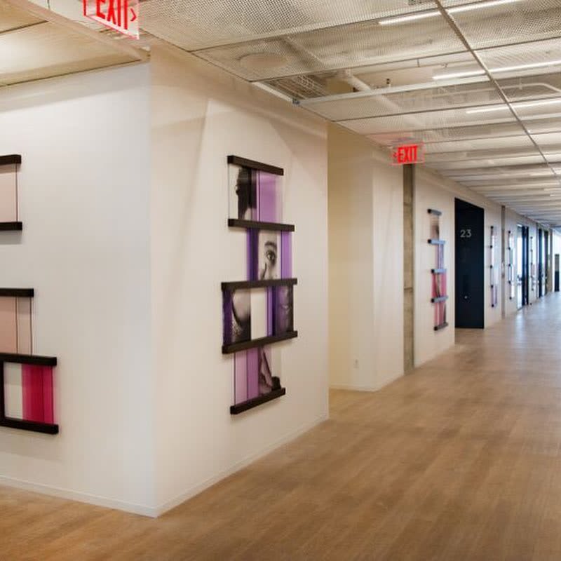 Glass sculptures by Jaime and Isaac Salm of MIO at Comcast Technology ...