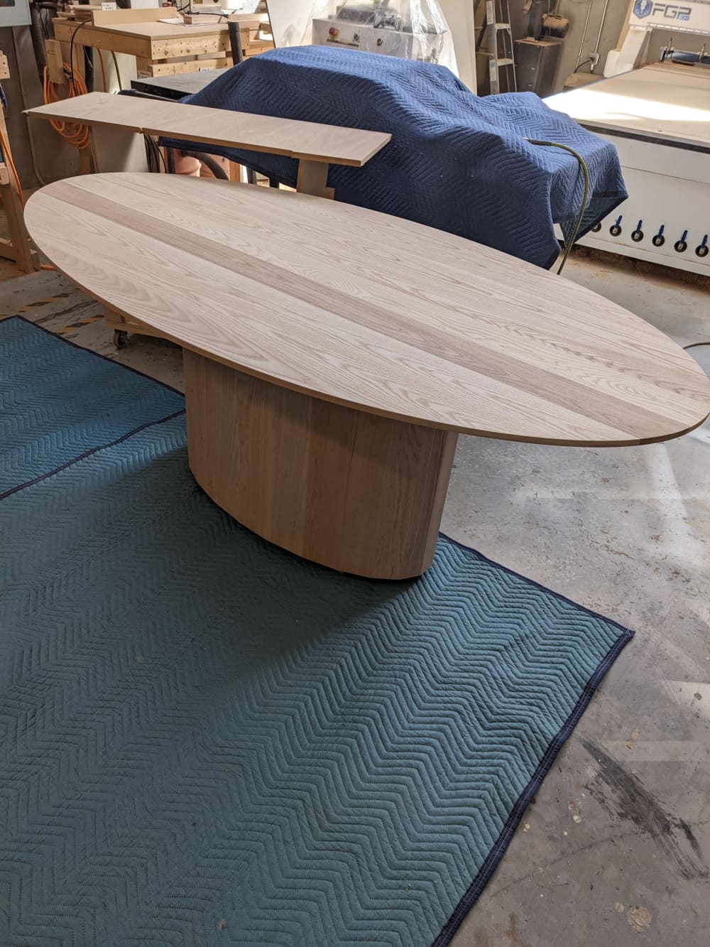 Solid Ash dining table by MJY Fabrication | Wescover Tables