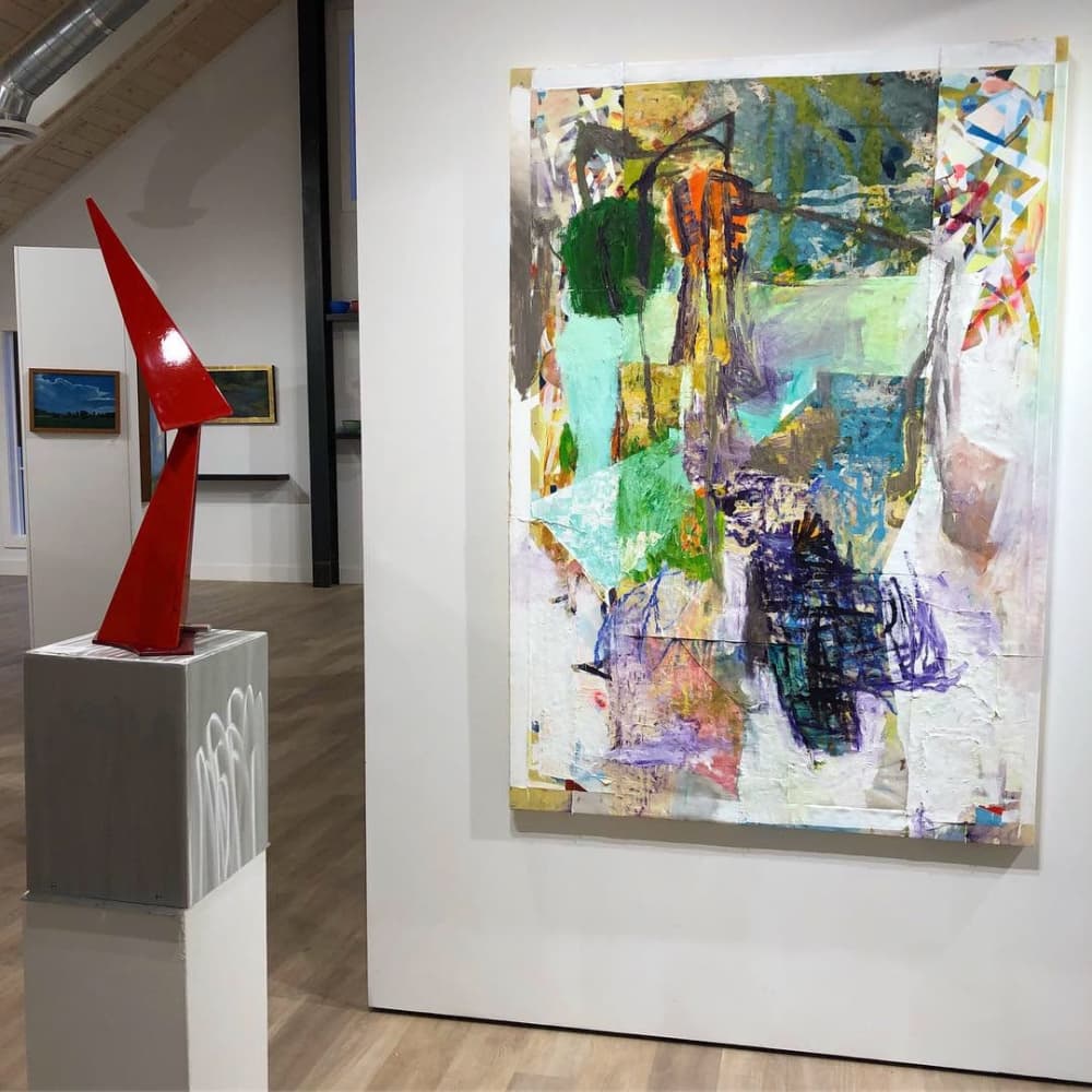 Aura Reader Redux, abstract oil painting by Galen Cheney | Wescover ...