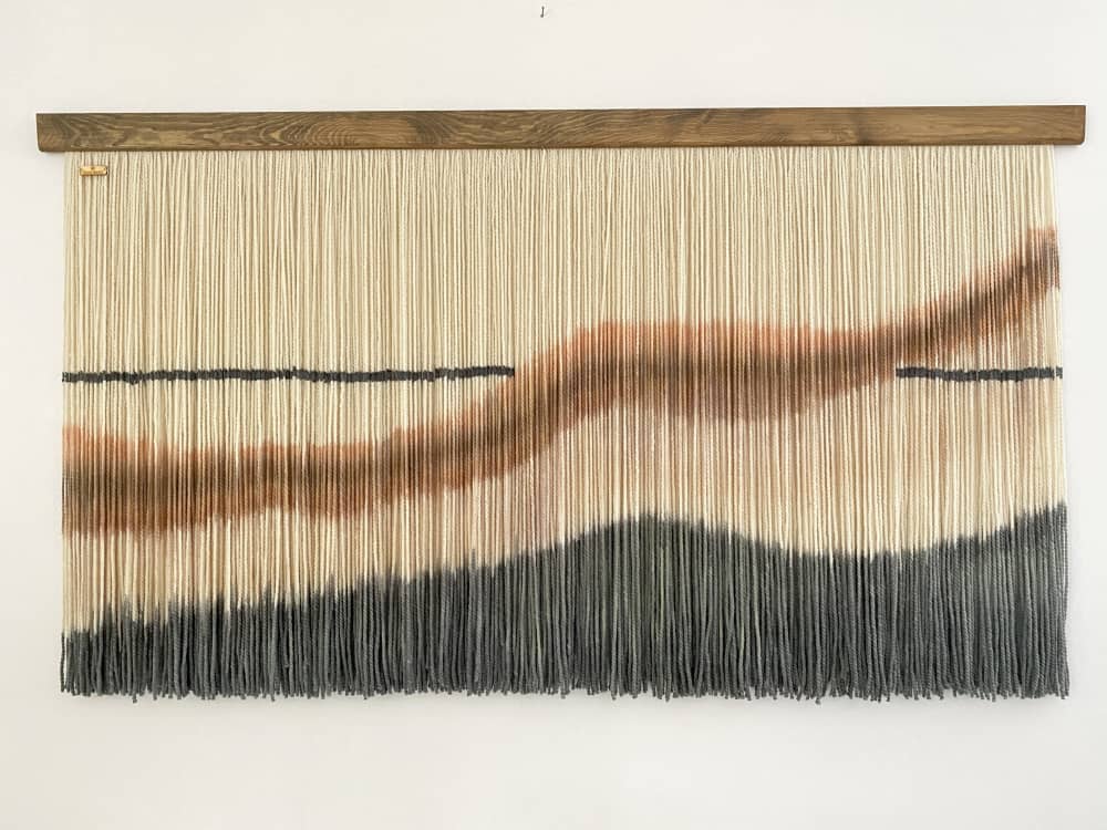 Autumn Color Macrame Backdrop-ZORKE XIII-Large wall hanging by Olivia ...