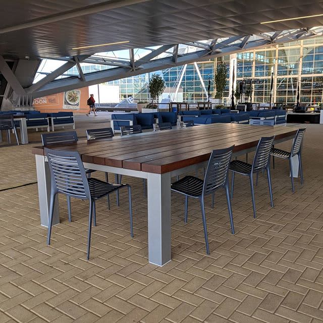 Ipe Outdoor Dining Tables by Where Wood Meets Steel at Denver ...