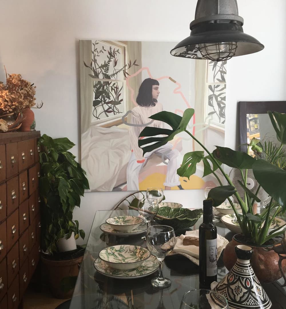 Ines and the Lapso Worms by Koko Che Jota | Wescover Paintings