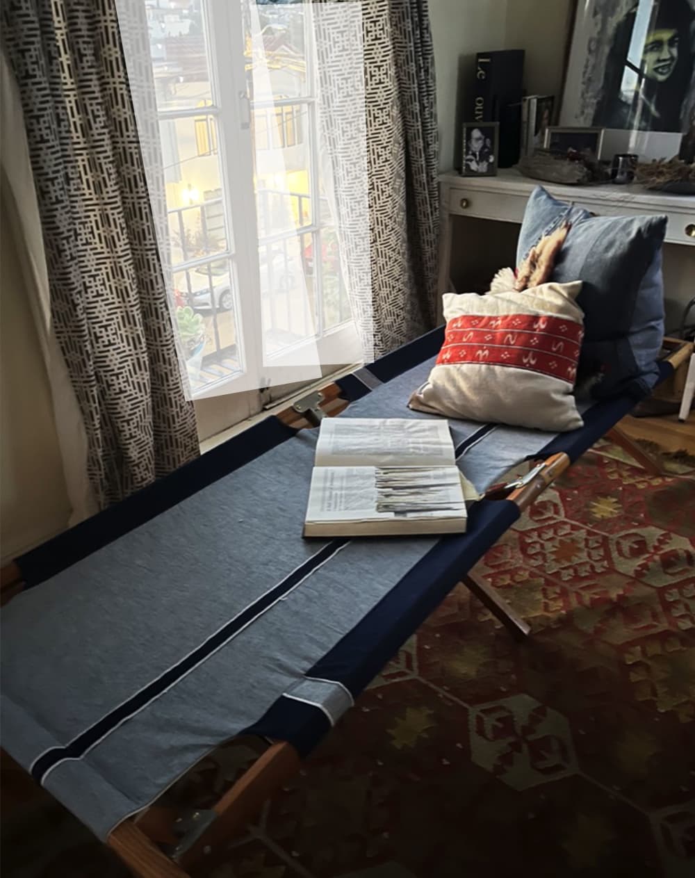 Signature Chaise, Upcycled in Selvage Edge Denim, #25 by Grange Home ...