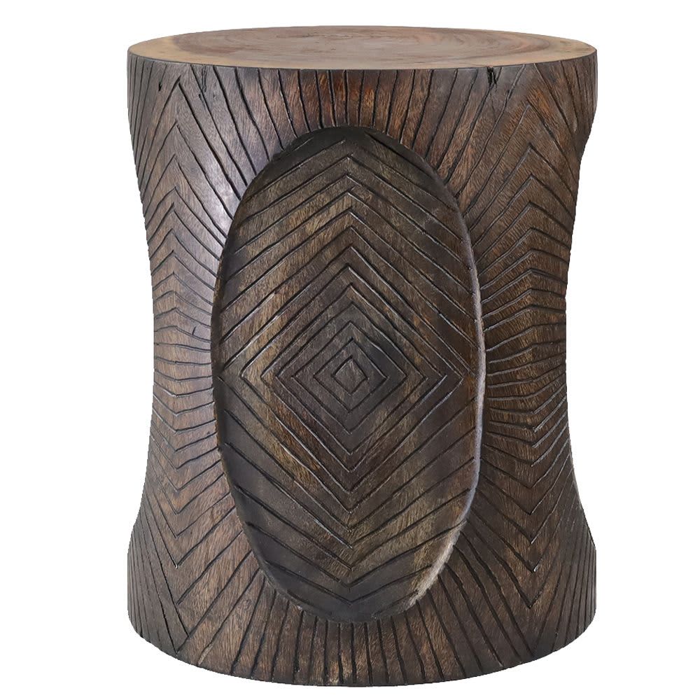 Oraya Hand Carved Log Table by Pfeifer Studio | Wescover Tables