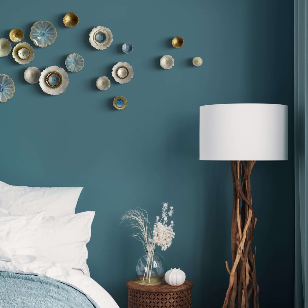 "Ivory, Azure and Gold" Wall Sculpture by Debra Steidel | Wescover ...