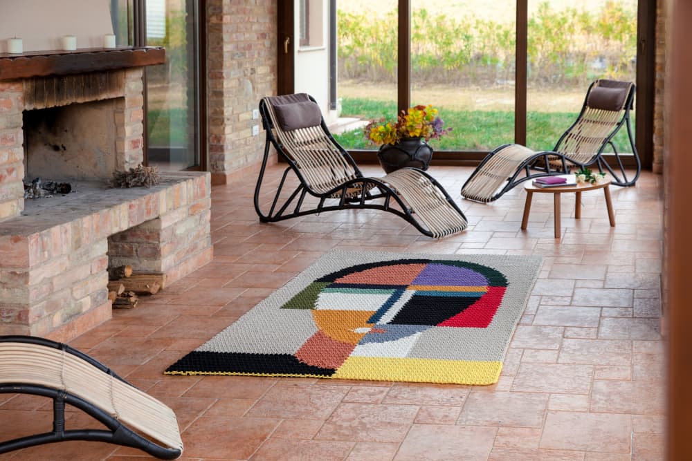 Kubel Head, area rug by KUBEL Design | Wescover Rugs