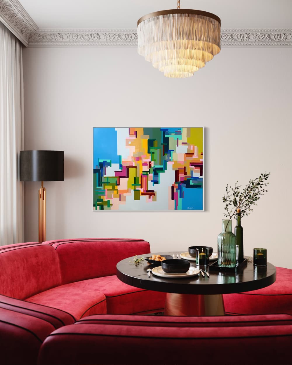 Building Blocks by Shiri Phillips Designs | Wescover Paintings