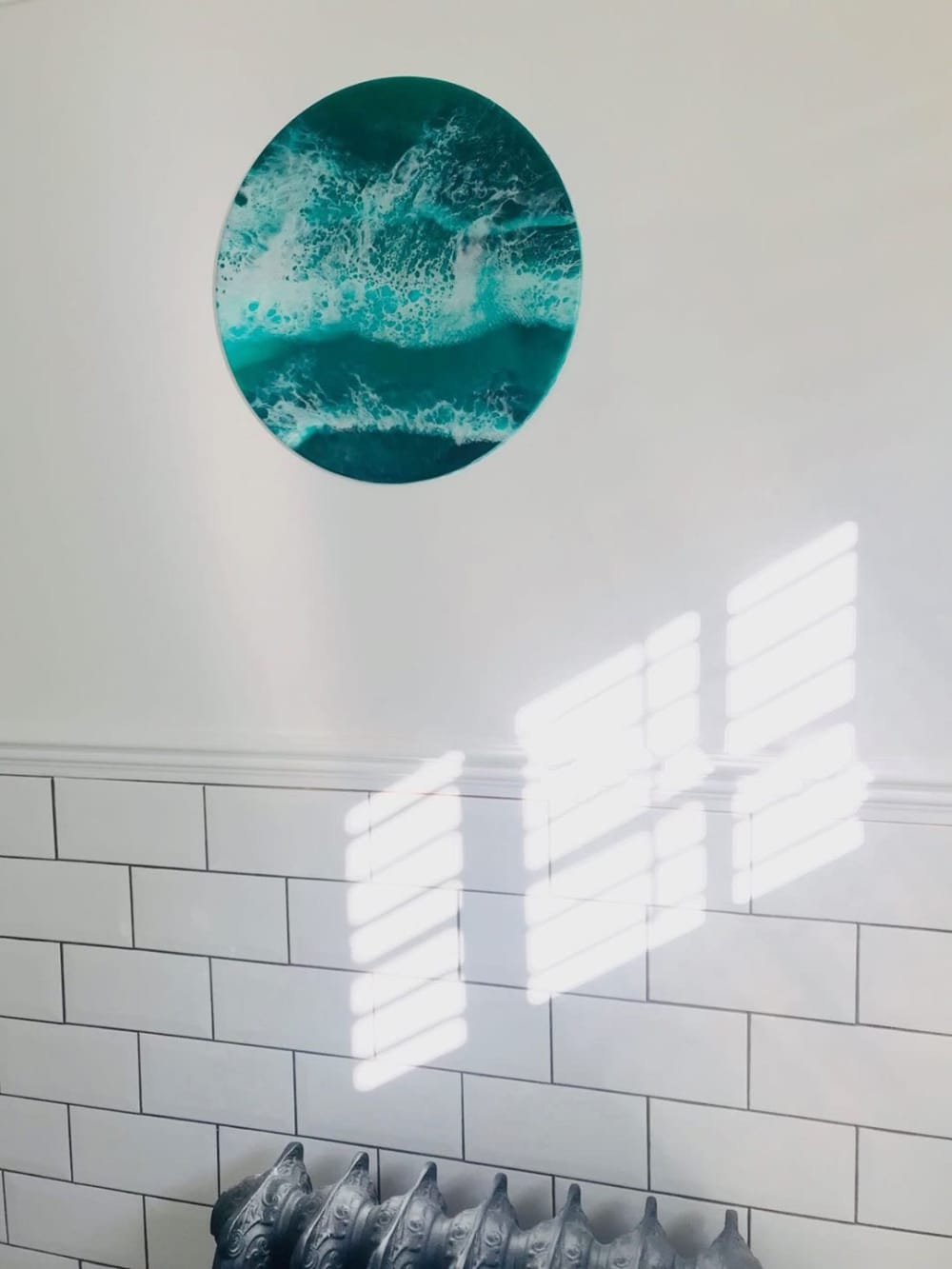 Emerald Surf by Art By Skevi | Wescover Mixed Media