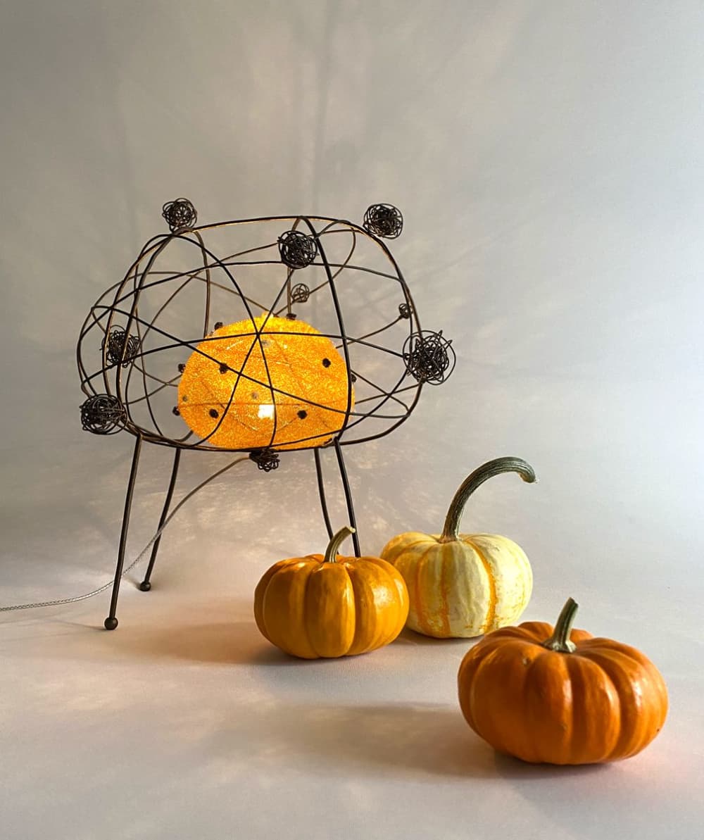 Atomic Pumpkin Table Lamp by Claudine Gevry Studio | Wescover Lamps