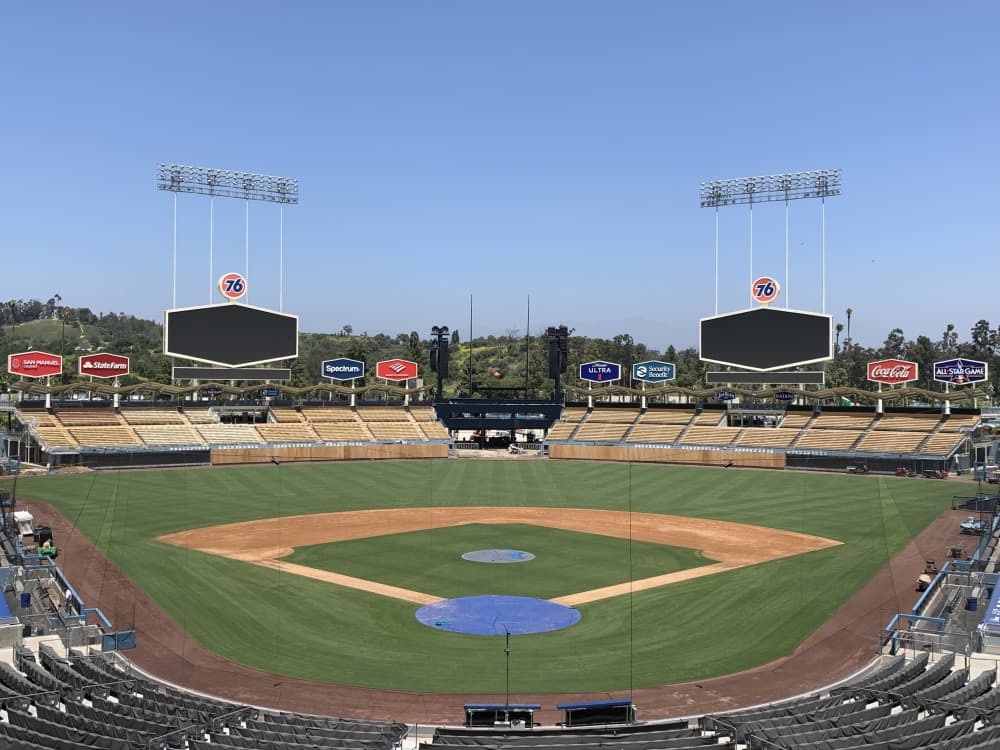 LA Dodgers Hex Signage by Jones Sign Company at Dodger Stadium, Los ...
