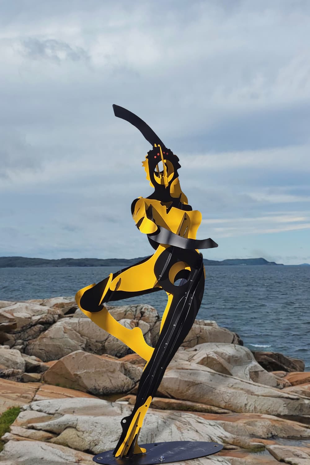 Pivot in Gold by Jackie Braitman | Wescover Sculptures