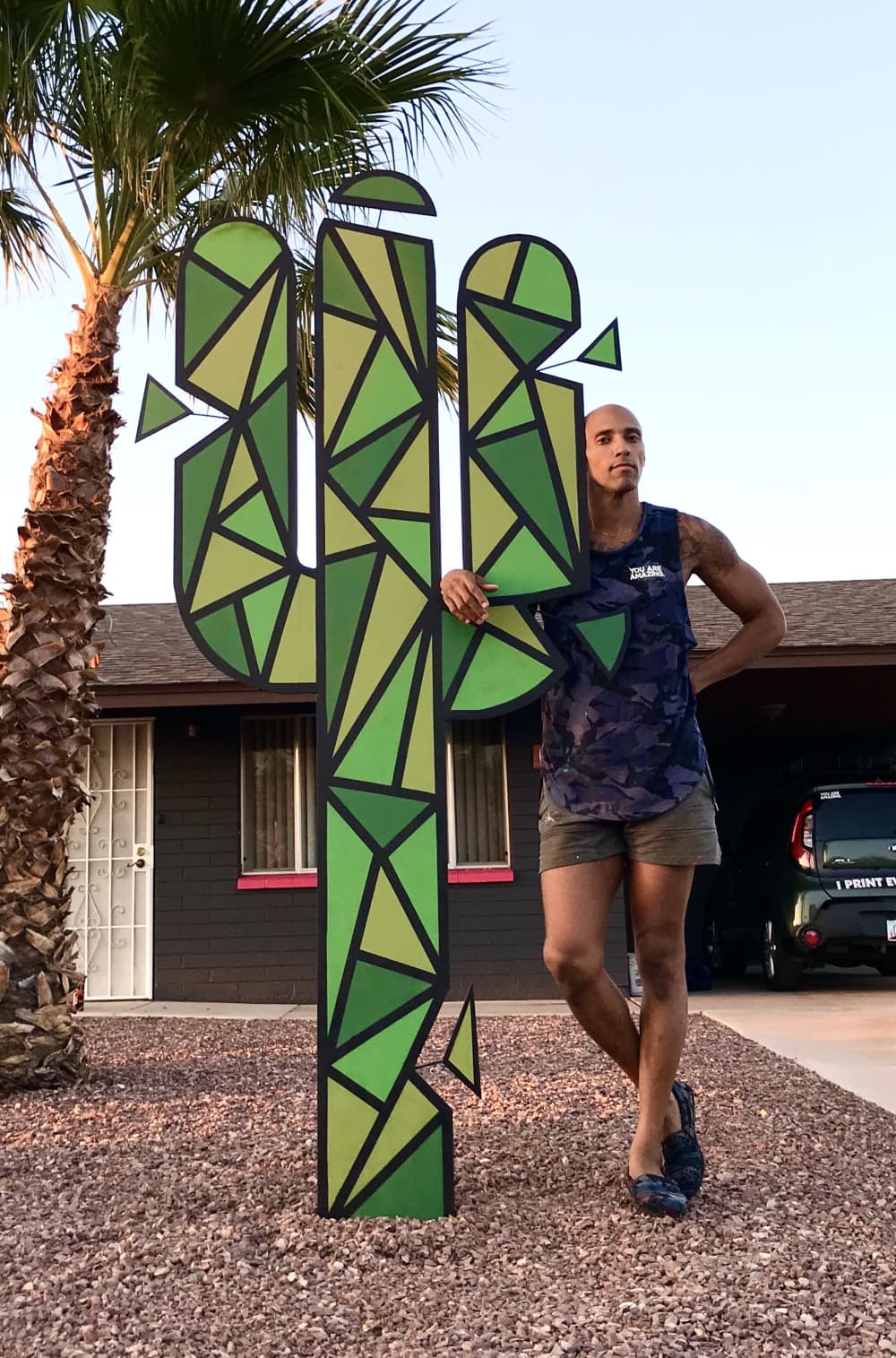 EXPLODING STEEL CACTI by Jayarr Steiner | Wescover Public Sculptures