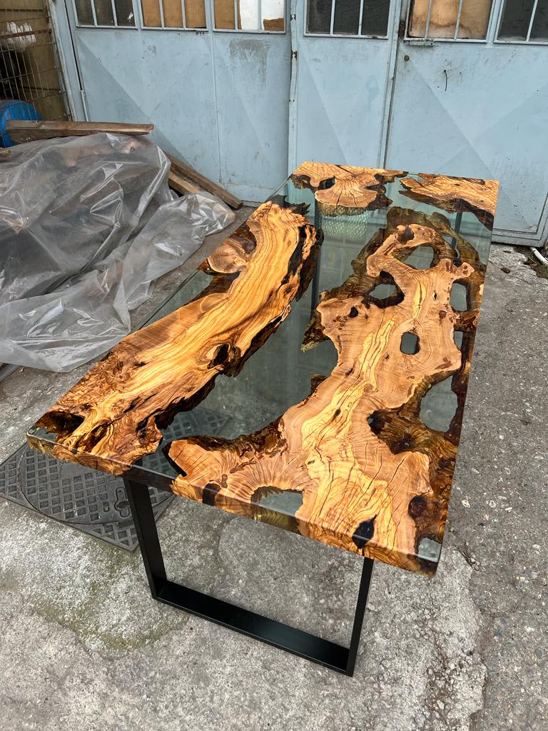 Olive Table, Epoxy Table, Made to order Olive Epoxy Table by Brave Wood ...