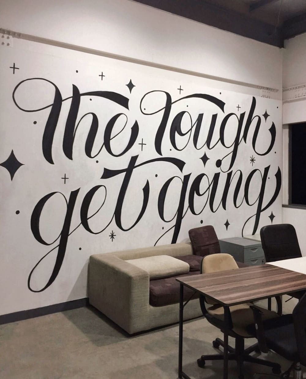 The Tough Gets Going Mural by Leah Chong at BLOCK71 Singapore ...