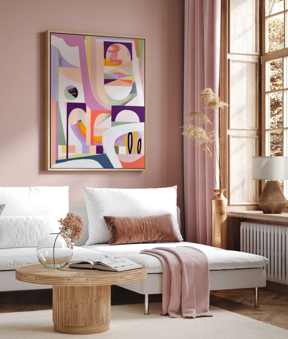 OPTIMISM Acrylic Painting - Original - 80 x 100 cm by Jilli Darling ...