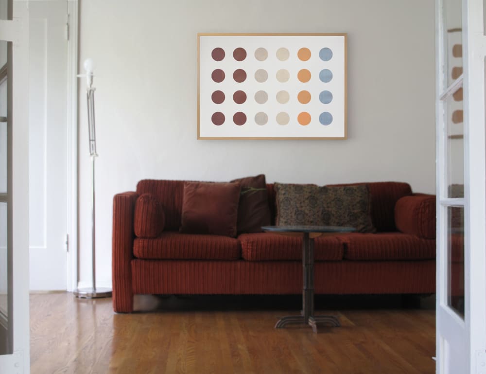 Abstract minimal painting 'Expecting Rain'. by Scott Woodward Meyers ...
