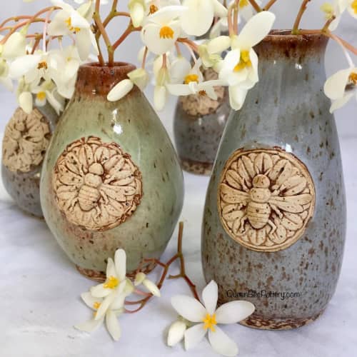 Bee Hive Vase by Queen Bee Pottery at Queen Bee Pottery Studio, Coconut ...