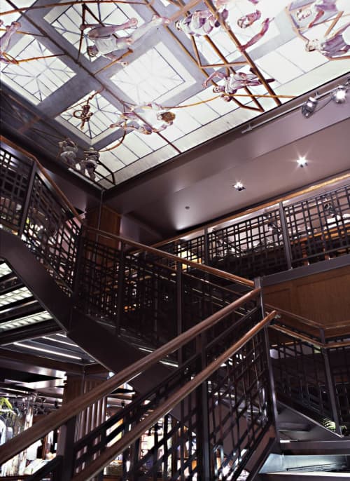 Lattice Stairs by Amuneal at Abercrombie & Fitch, 5th Avenue, New York ...