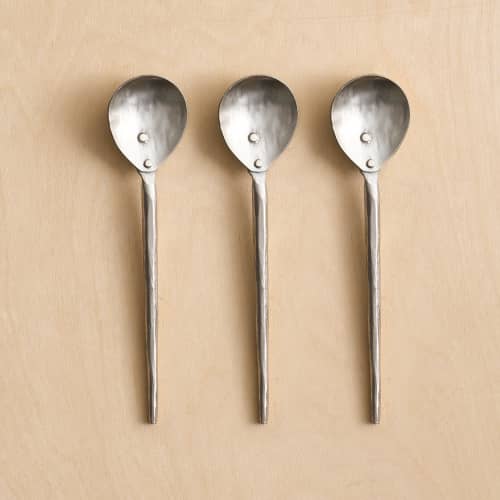 Forge Small Spoons Assorted - Set of 3 by The Collective | Wescover ...