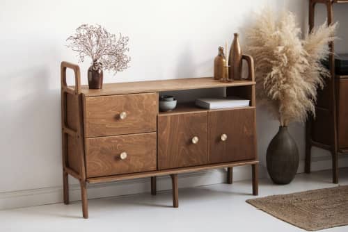 Wood sideboard, Mid century modern sideboard by Plywood Project ...