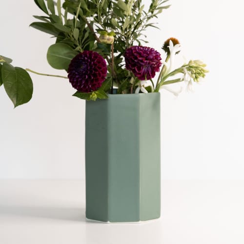 Handmade Porcelain Bouquet Vase by The Bright Angle | Wescover Planters ...