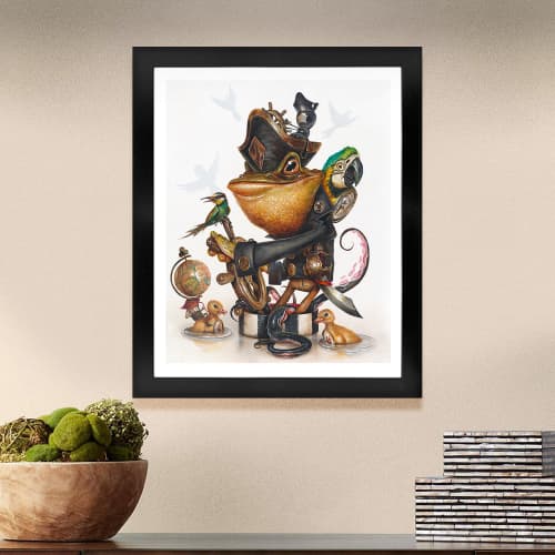 "Oh Captain, My Captain" by Greg "CRAOLA" Simkins | Wescover Prints