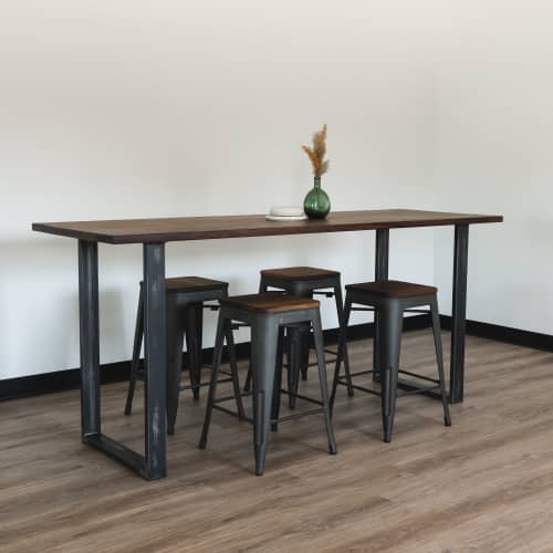 Black Walnut High Top Table by Fargo Woodworks | Wescover Tables