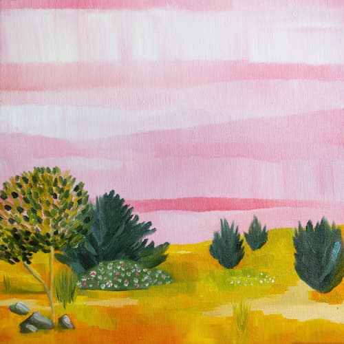 Fields Of Summer by Neon Dunes by Lily Keller | Wescover Paintings