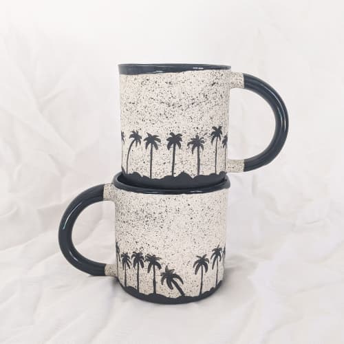 Palm Tree Mug by btw Ceramics | Wescover Drinkware