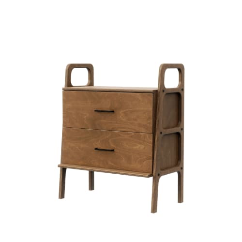 Mid century modern bookcase Mini with drawers by Plywood Project ...
