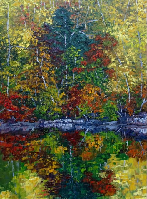 “Abstract Autumn” by Emily Newman Fine Art | Wescover Paintings