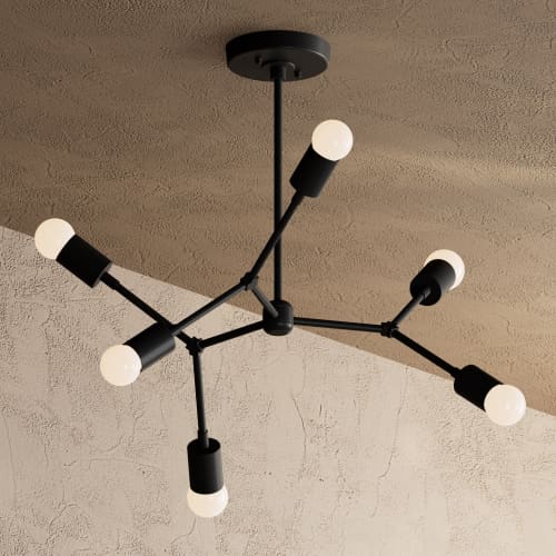 Portland - Chandelier Mid-Century Modern Lighting by Illuminate Vintage ...