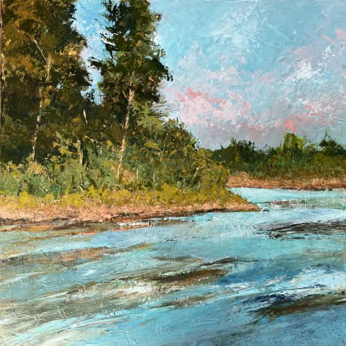 Morning Calm - Landscape Painting on Canvas by Filomena Booth Fine Art ...