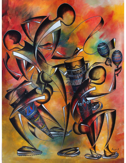 Mdundiko by Mwenye painter | Wescover Paintings