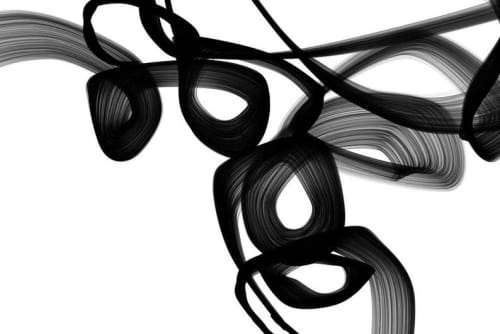 Abstract Poetry in Black and White 3 by Irena Orlov | Wescover Paintings