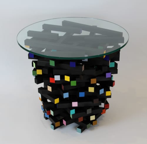 "Confetti" end table by Richard Chalmers | Wescover Tables
