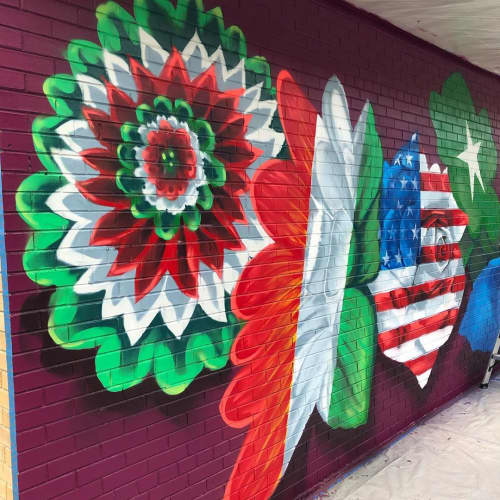 Outdoor Mural by Czr Prz at Albany Park Community Center, Chicago ...