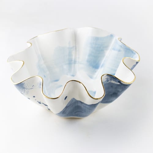 Abstract Wavy Bowls by Susan Gordon Pottery at Susan Gordon Pottery ...