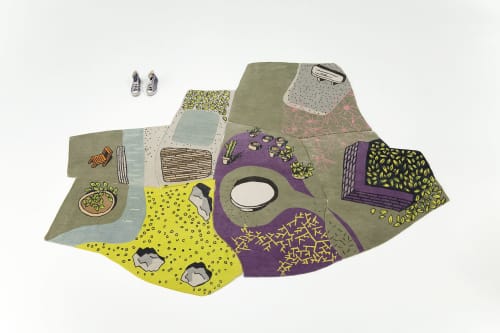 Non-Flying Carpet, a Whimsical Rug Handmade in Nepal by Sergio Mannino ...