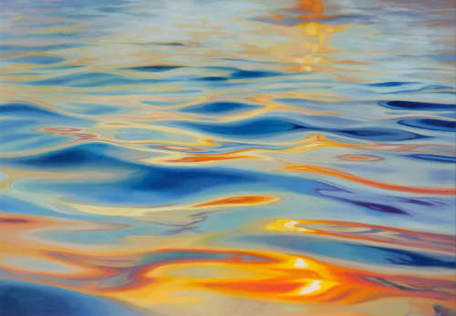 "Liquid Gold" Print by Fran Halpin Art | Wescover Paintings